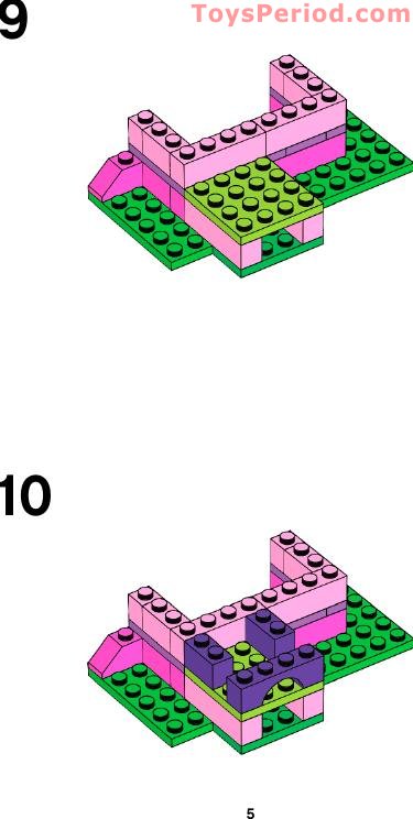 LEGO 4625 LEGO Pink Brick Box Instructions and Parts List
