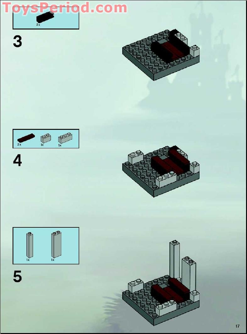 LEGO 10176 Royal King's Castle Instructions and Parts List