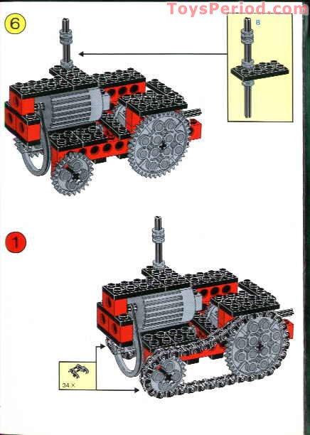 LEGO 1033 Building Instructions for Set 1032 Instructions and Parts List