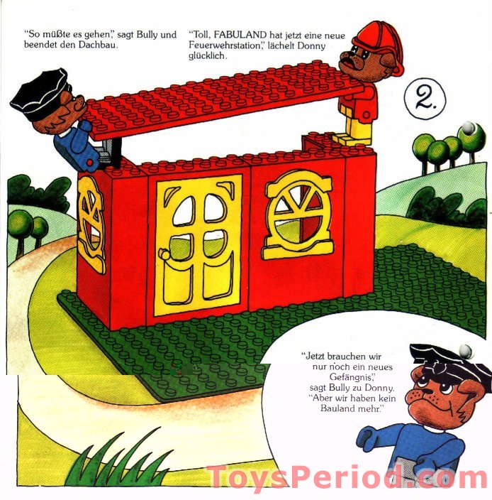 LEGO 3669 Fire and Police Station Instructions and Parts List