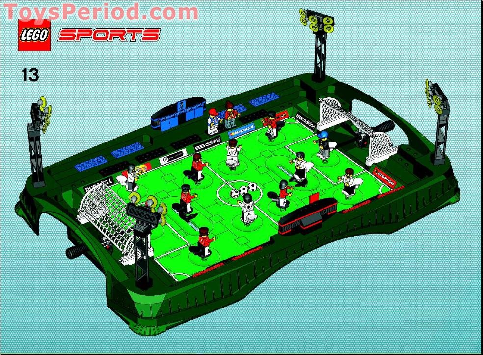 LEGO 3569 Grand Soccer Stadium Instructions and Parts List