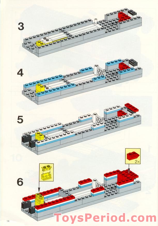LEGO 4558 Metroliner Instructions and Parts List