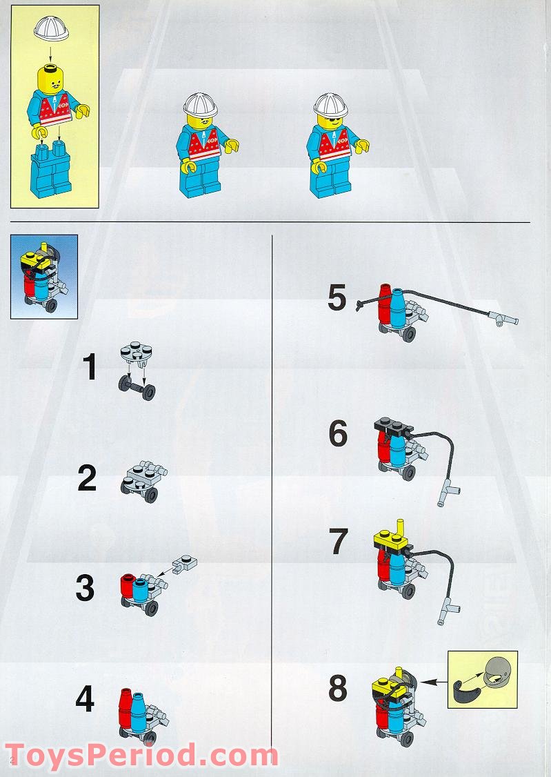 LEGO 4552 Cargo Crane Instructions and Parts List