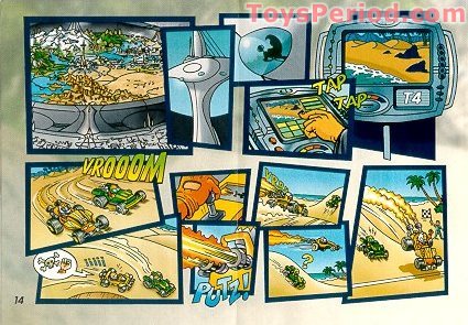 LEGO 4594 Maverick Sprinter and Hot Arrow Instructions and Parts List