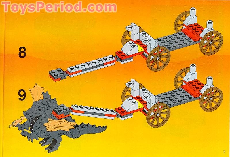 LEGO 6047 Traitor Transport Instructions and Parts List