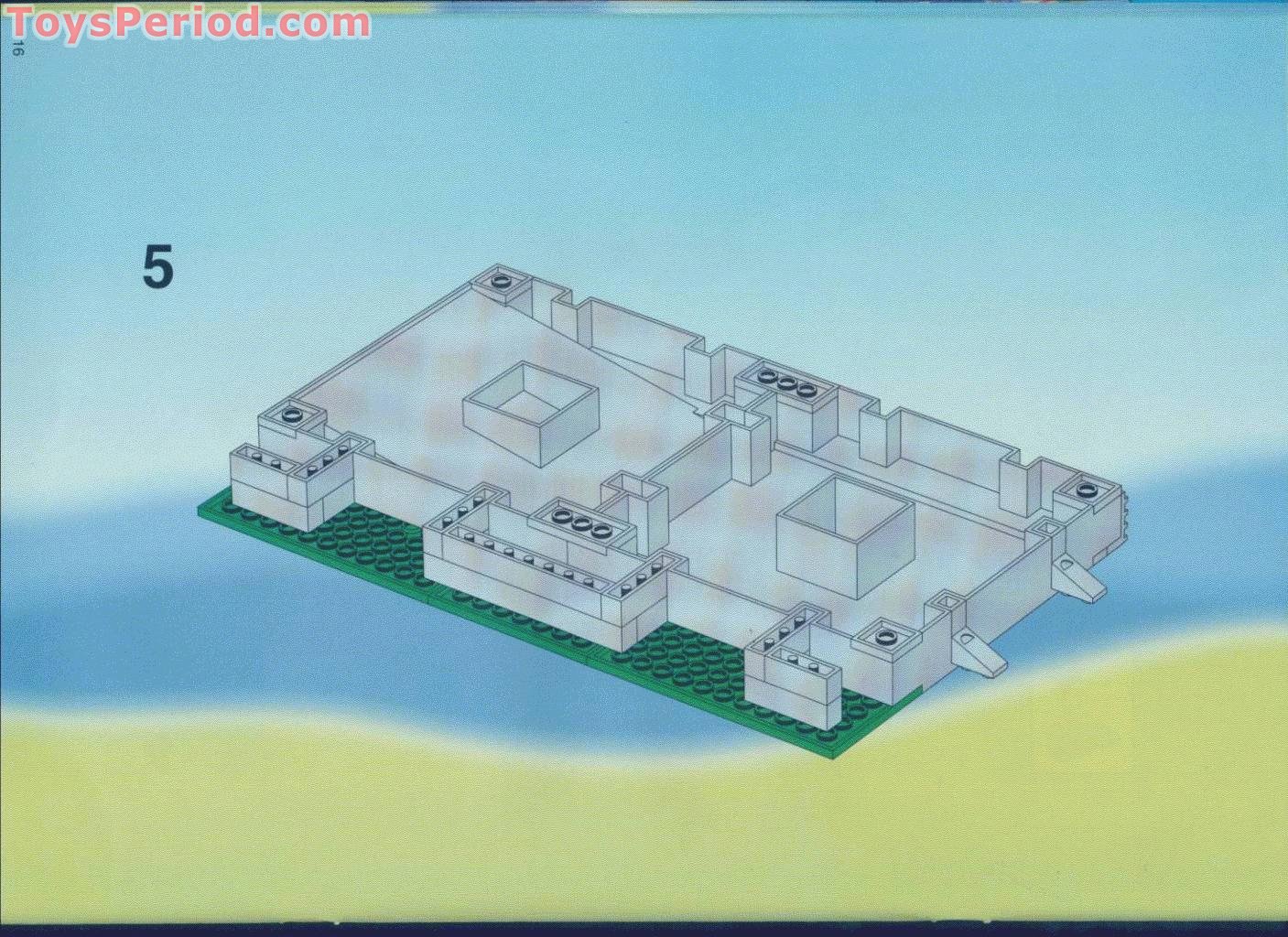 LEGO 6338 Hurricane Harbor Instructions and Parts List