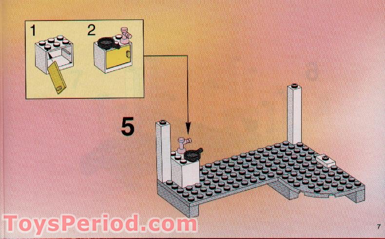 LEGO 6489 Seaside Holiday Cottage Instructions and Parts List