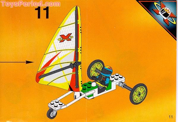 LEGO 6572 Wind Runners Instructions and Parts List