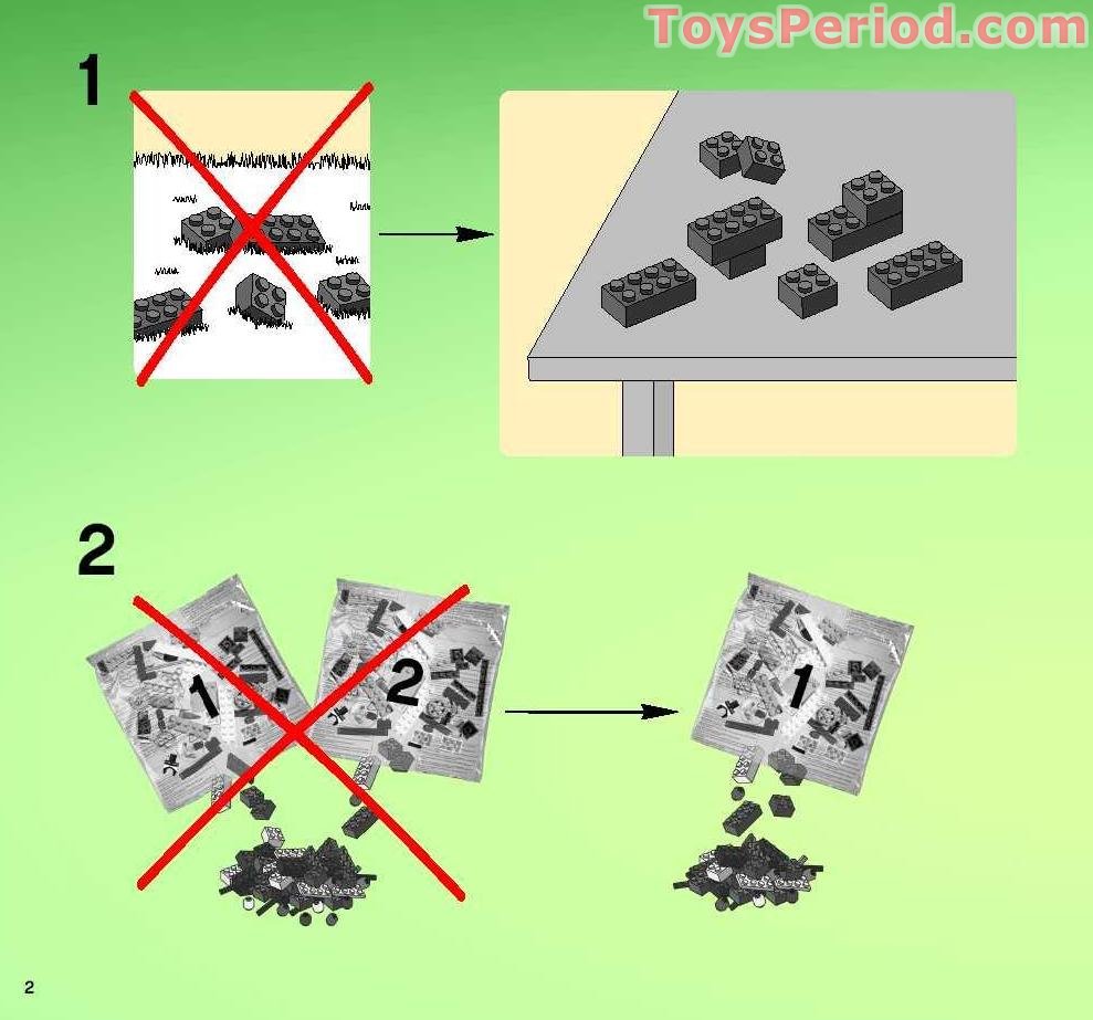 LEGO 7646 ETX Alien Infiltrator Instructions and Parts List