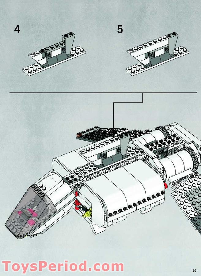 LEGO 7659 Imperial Landing Craft Instructions and Parts List