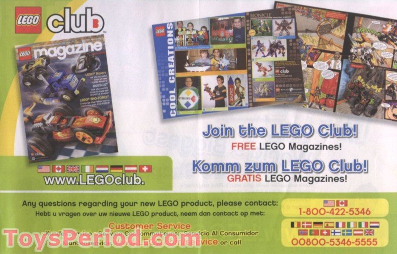 LEGO 7771 Angler Ambush Instructions and Parts List