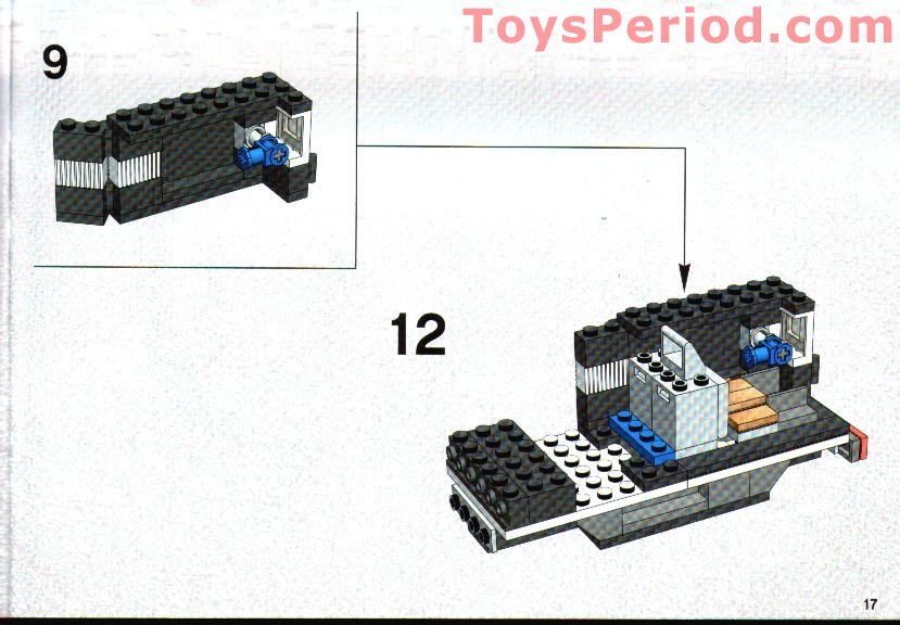 LEGO 7033 Armored Car Action Instructions and Parts List