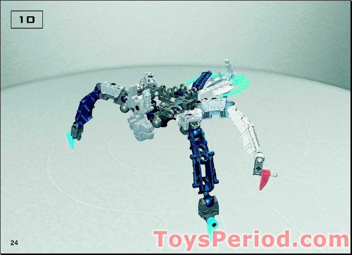 LEGO 8741 Toa Hordika Nuju Instructions and Parts List