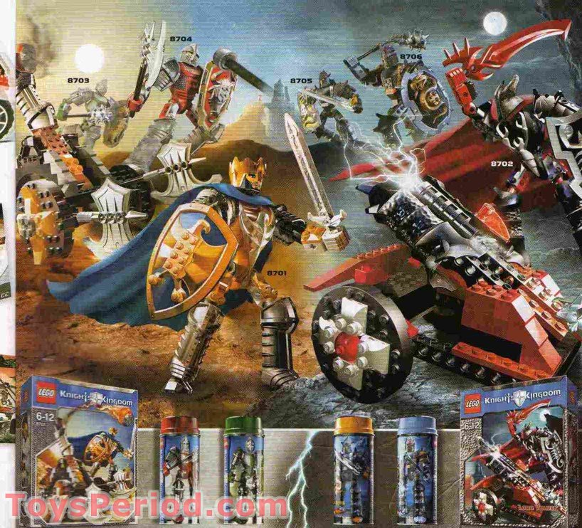 LEGO 8821 Rogue Knight Battleship Instructions and Parts List