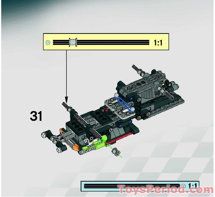 LEGO 8141 Off Road Power Instructions and Parts List
