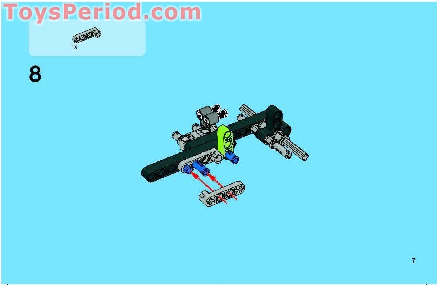 LEGO 8256 Super Kart Instructions and Parts List