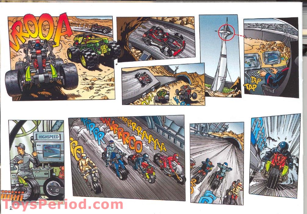 LEGO 8357 Zonic Strike Instructions and Parts List