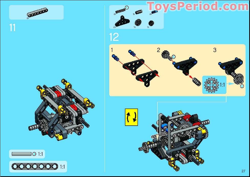 LEGO 8421 Mobile Crane Instructions and Parts List