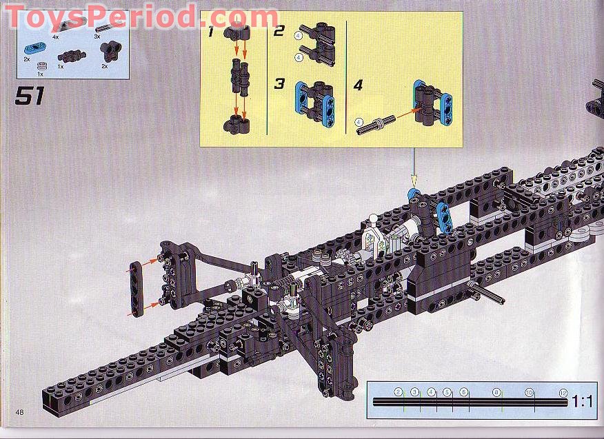 LEGO 8461 Williams F1 Team Racer Instructions and Parts List