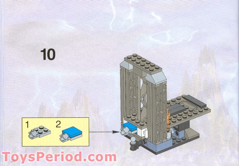 LEGO 1381 Vampire's Crypt Instructions and Parts List