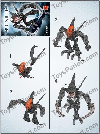 LEGO 8949 Kirop Instructions and Parts List