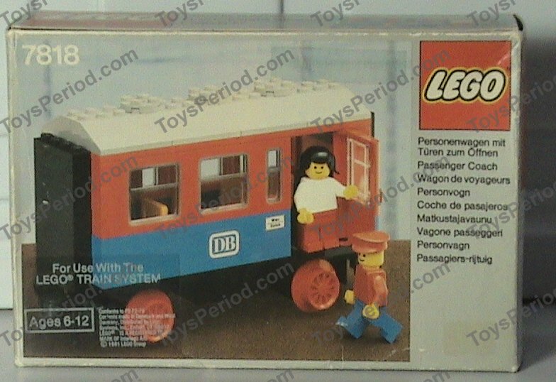LEGO 7818 Passenger Coach Instructions and Parts List
