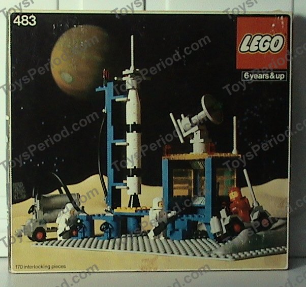 LEGO 483-1 Alpha-1 Rocket Base Instructions and Parts List