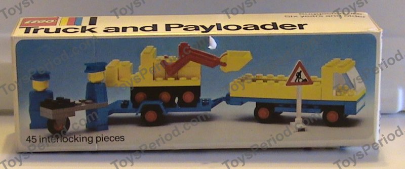 LEGO 492-1 Truck and Payloader Set Parts List