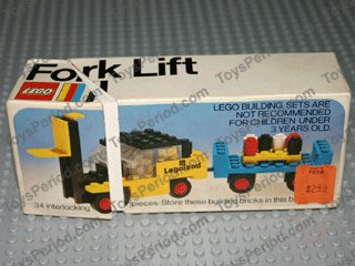 LEGO 450-1 Fork Lift Instructions and Parts List