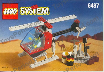 LEGO 6487 Mountain Rescue Instructions and Parts List
