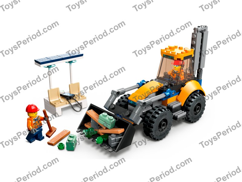 LEGO 60385 Construction Digger Set Parts List