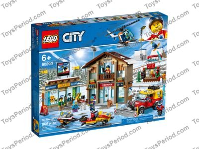 LEGO 60203 Ski Resort Set Parts List