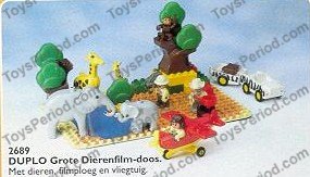LEGO 2689 Large Safari Set Parts List