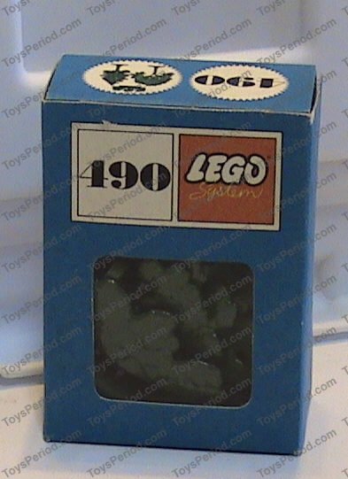 LEGO 490-2 Trees and Bushes Set Parts List