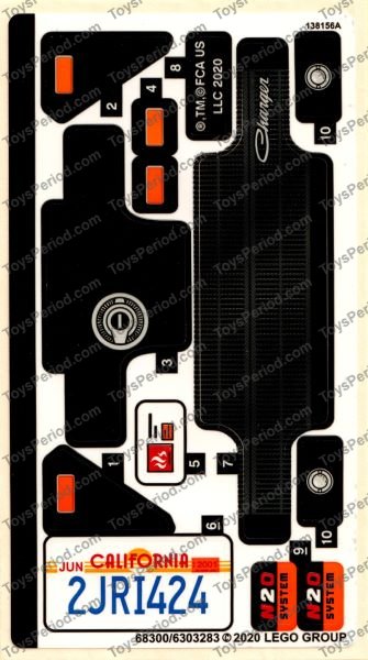 LEGO Sets with Part 42111stk01 Sticker Sheet for Set 42111 - (68300/ ...