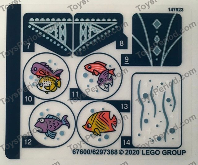 LEGO Sets with Part 43183stk02 Sticker Sheet for Set 43183, Sheet 2 ...