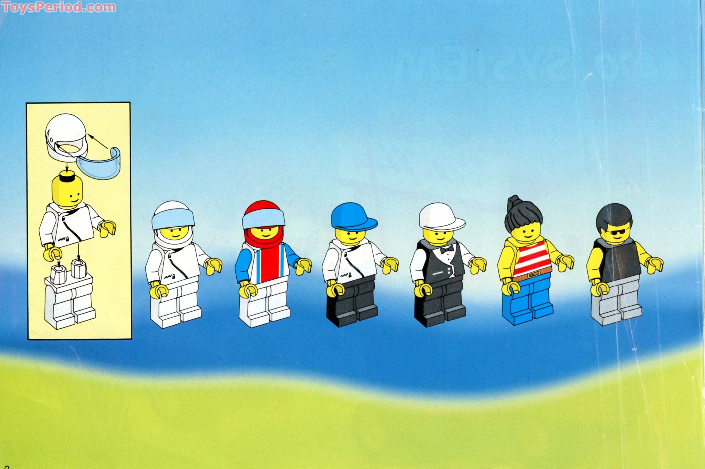 LEGO 6551 Checkered Flag 500 Instructions and Parts List