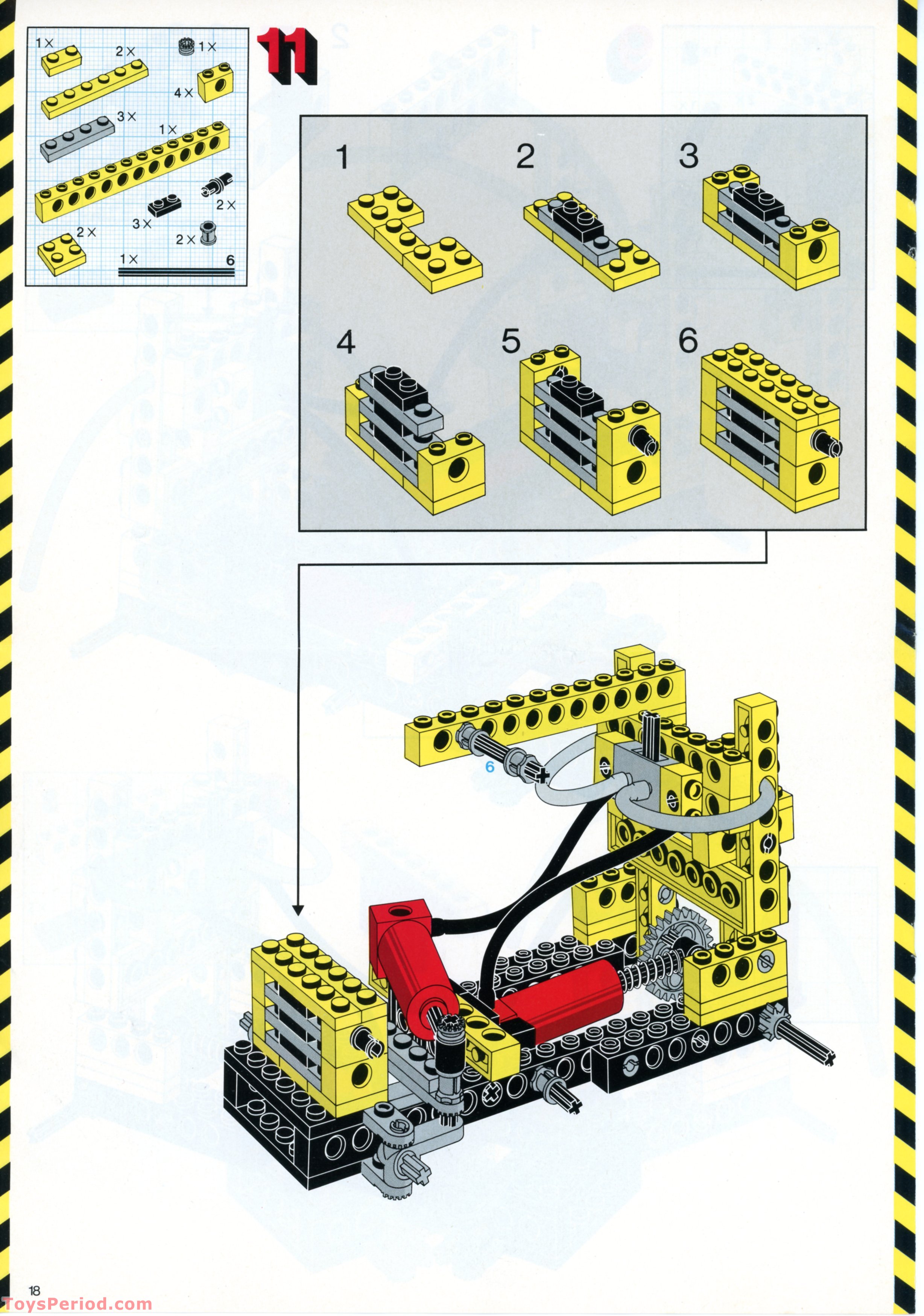LEGO 8040 Universal Building Set Instructions and Parts List