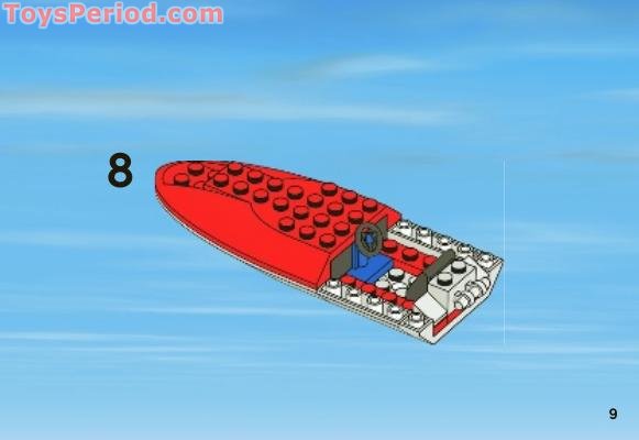 LEGO 4641 Speed Boat Instructions and Parts List
