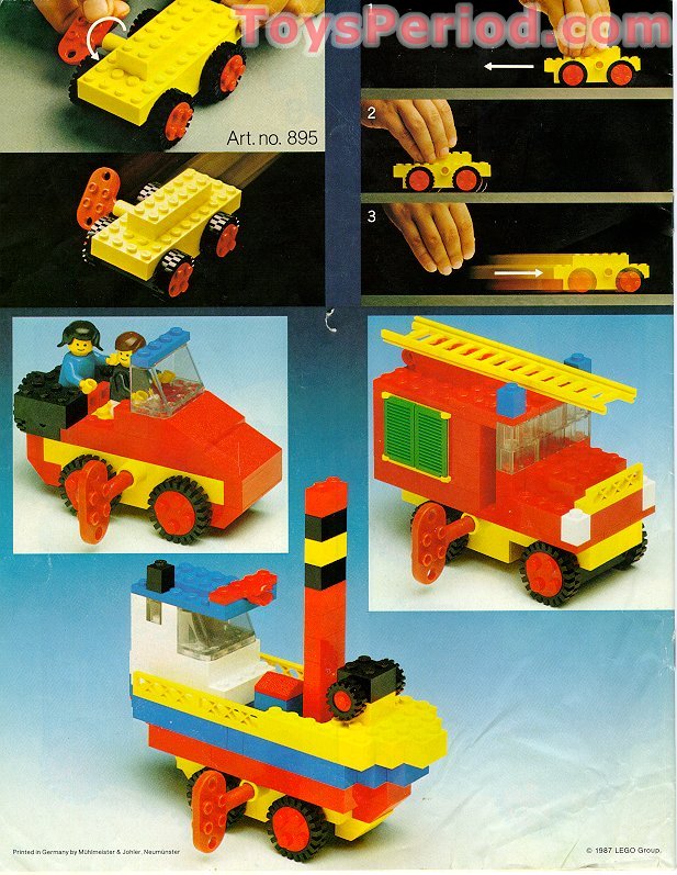 LEGO 547 Basic Building Set Instructions and Parts List