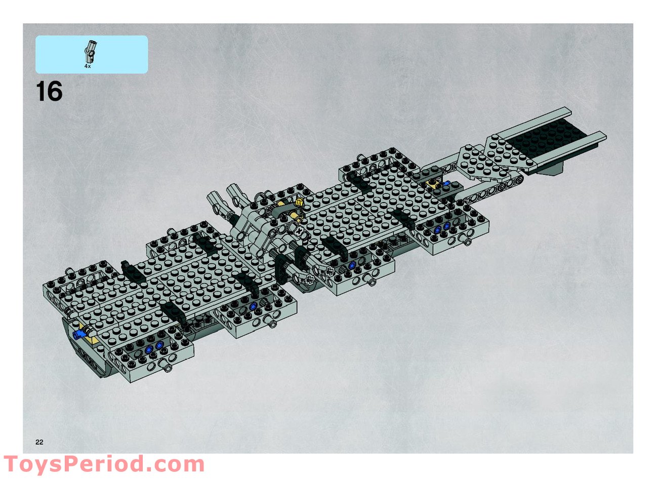 LEGO 10195 Republic Dropship with AT-OT Instructions and Parts List