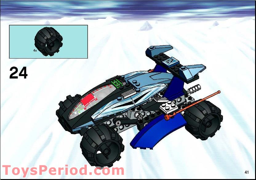 LEGO 4744 Tundra Tracker Instructions and Parts List