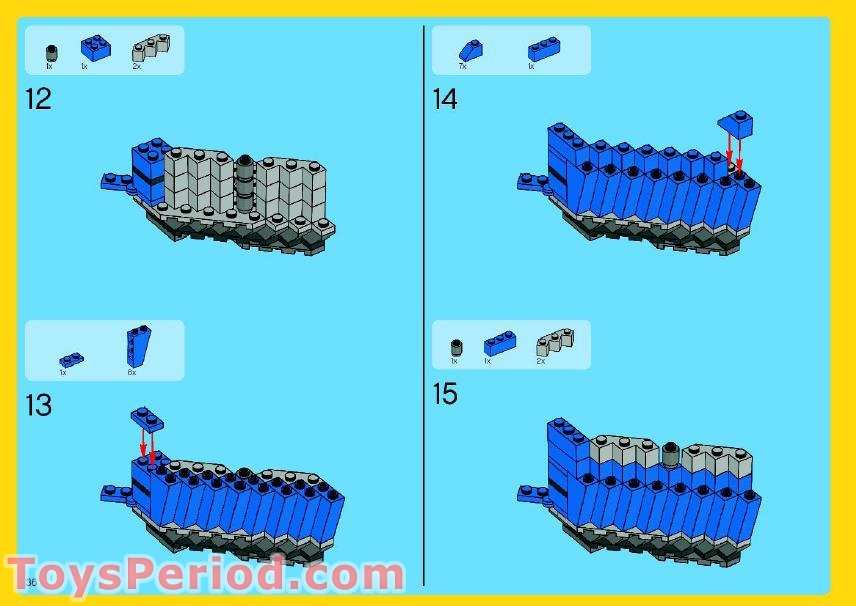 LEGO 4997 Transport Ferry Instructions and Parts List