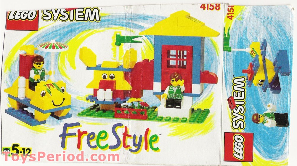 LEGO 4158 Small Freestyle Building Set, 5 Plus Instructions and Parts List