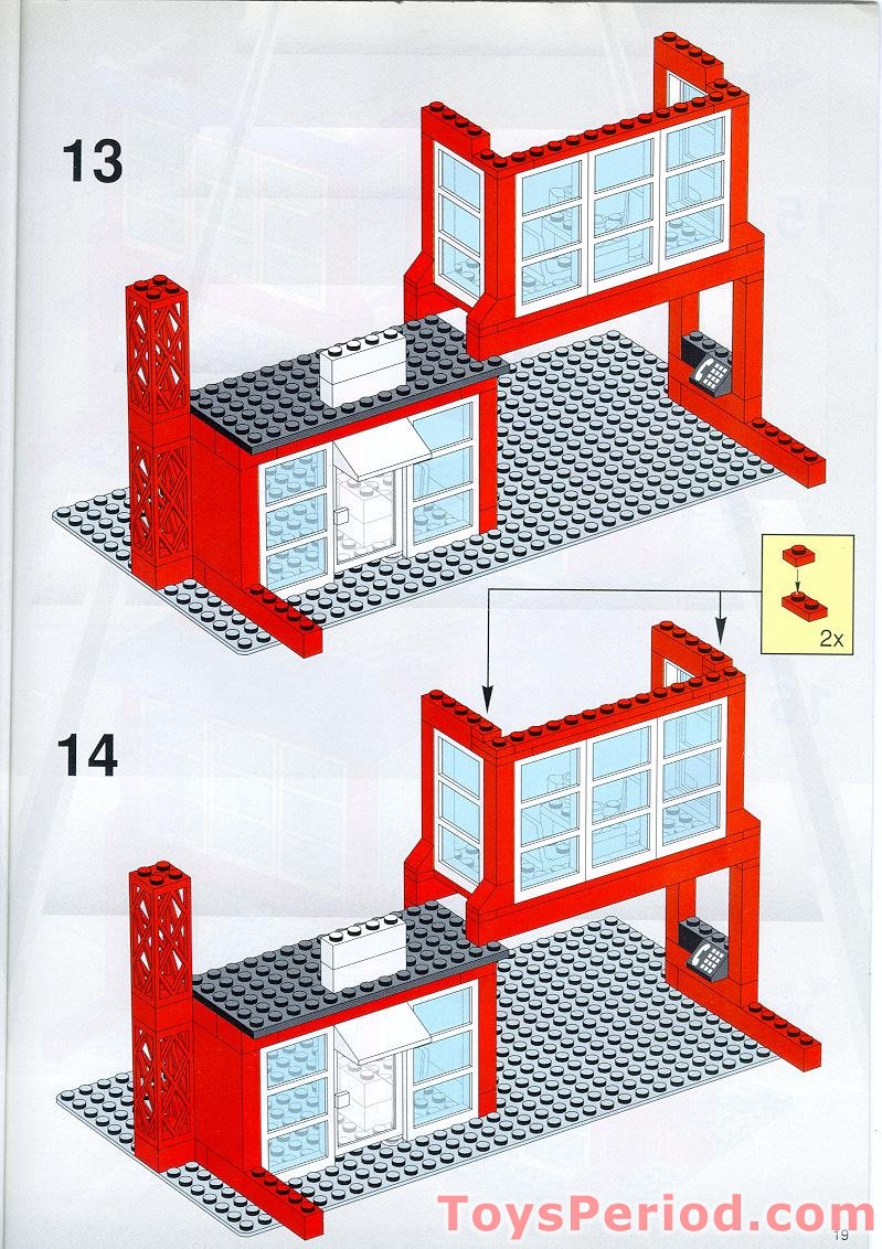 LEGO 4555 Cargo Station Instructions and Parts List