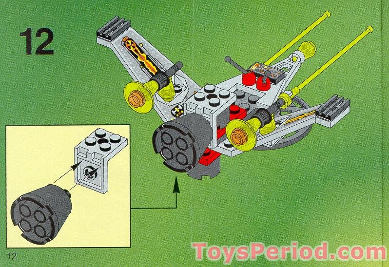 LEGO 6836 V-Wing Fighter Instructions and Parts List