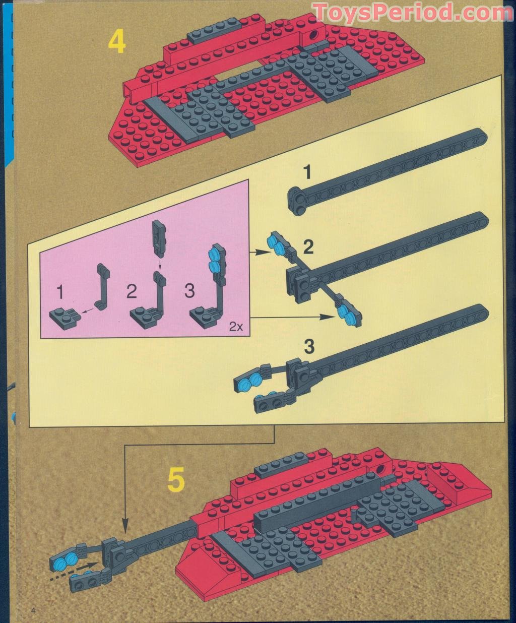 LEGO 6939 Saucer Centurion Instructions and Parts List