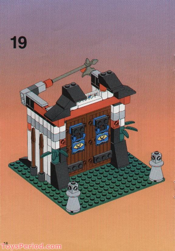 LEGO 6083-2 Samurai Stronghold Instructions and Parts List
