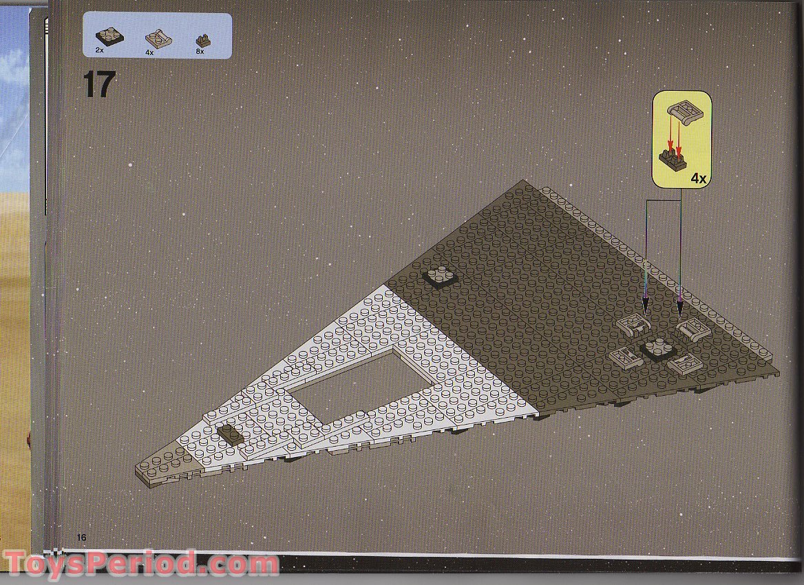 LEGO 6211 Imperial Star Destroyer Instructions and Parts List