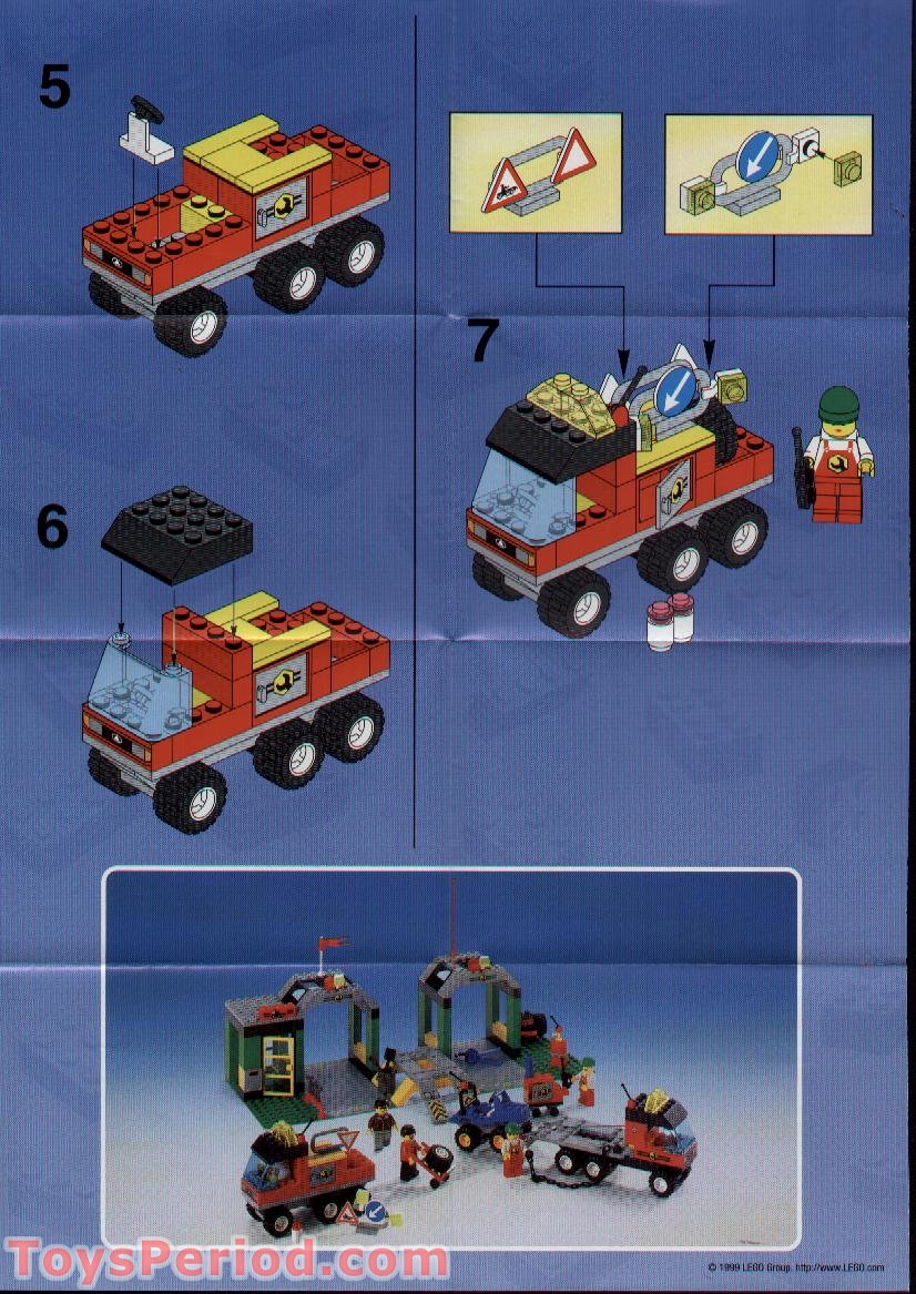 LEGO 6434 Roadside Repair Instructions and Parts List